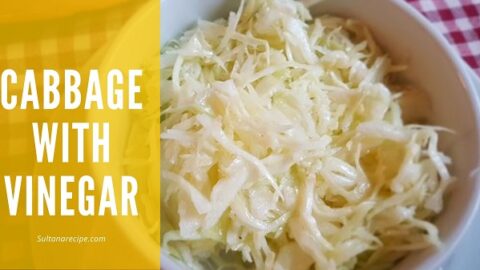 Cabbage with Vinegar Salad Recipes Healthy and Wealthy - Sultana's recipe